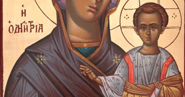 Παναγία Οδηγήτρια | Αγιογραφίες | Εκκλησιαστικά είδη | Βυζαντινές ...