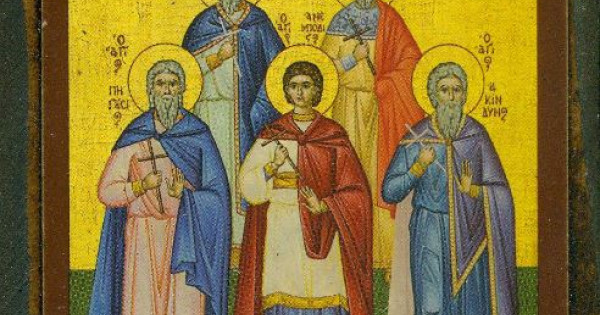 Άγιοι Ακίνδυνοι | Αγιογραφίες | Εκκλησιαστικά είδη | Βυζαντινές εικόνες ...