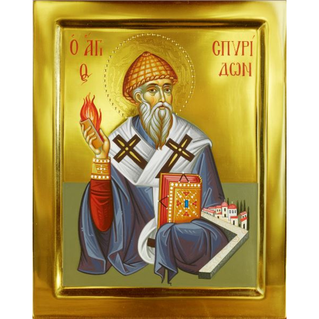 Άγιος Σπυρίδωνας | Αγιογραφίες | Εκκλησιαστικά είδη | Βυζαντινές ...